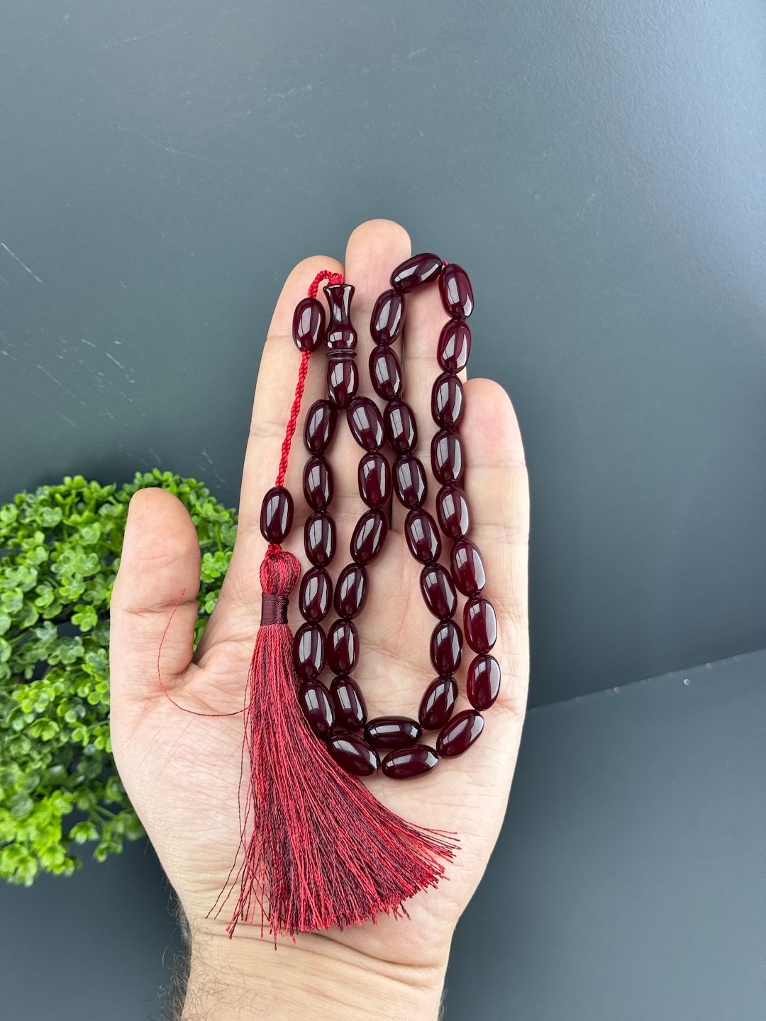 Faturan Amber Rosary, LARGE SİZE Rosary, Muslim Rosary, Misbaha ...