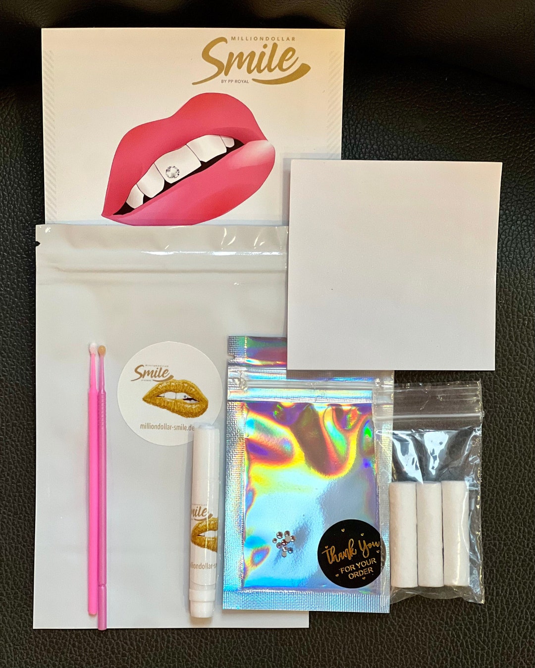 DIY Toothgem Kit Zahnschmuck Set All in one Homeset Zahnsteinchen ...