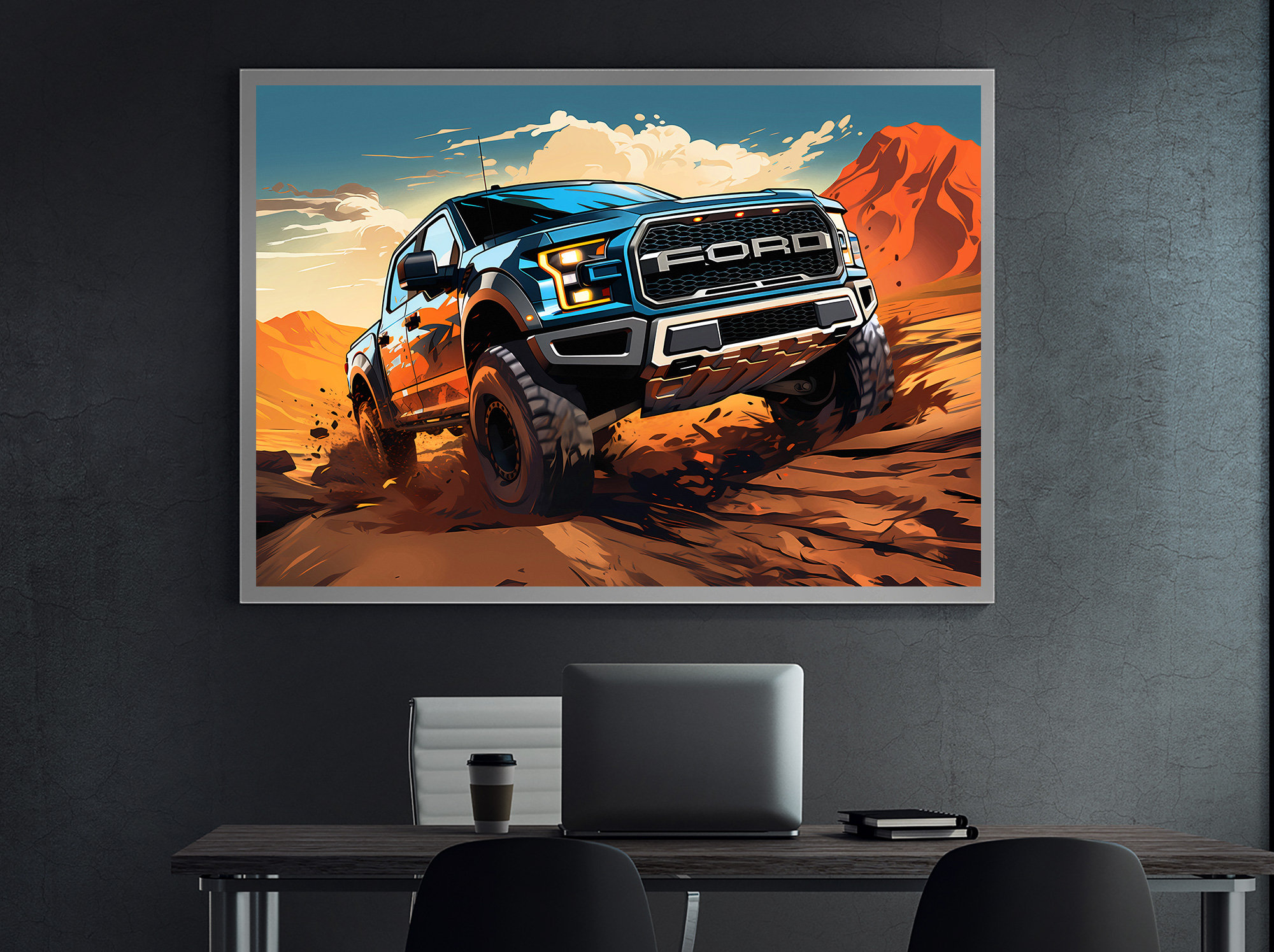 FORD F-150 Raptor Truck Wall Art Poster, Home Improvement, Wall Art ...