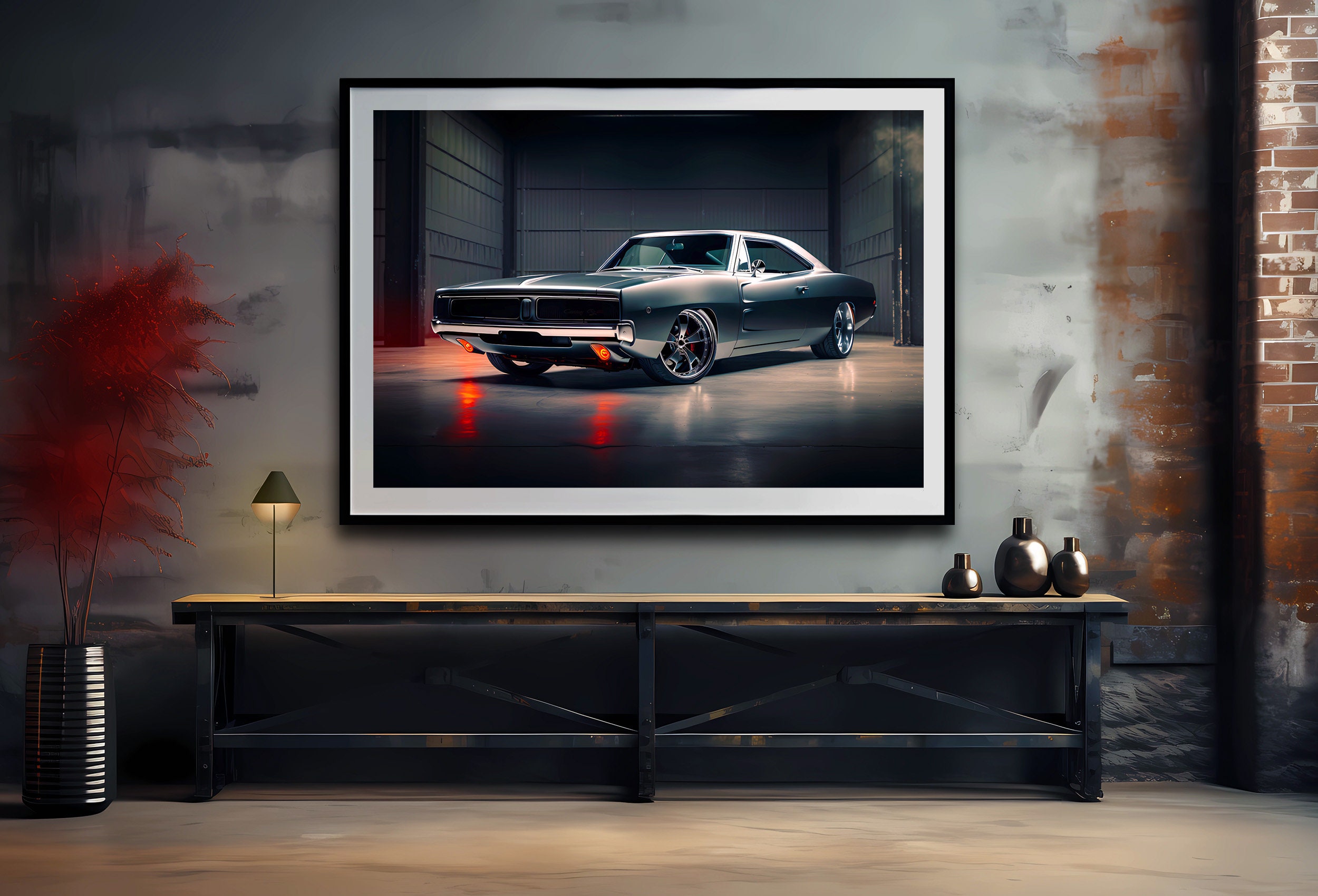 Charger Wall Art Poster Charger Poster Muscle Car Automotive - Etsy