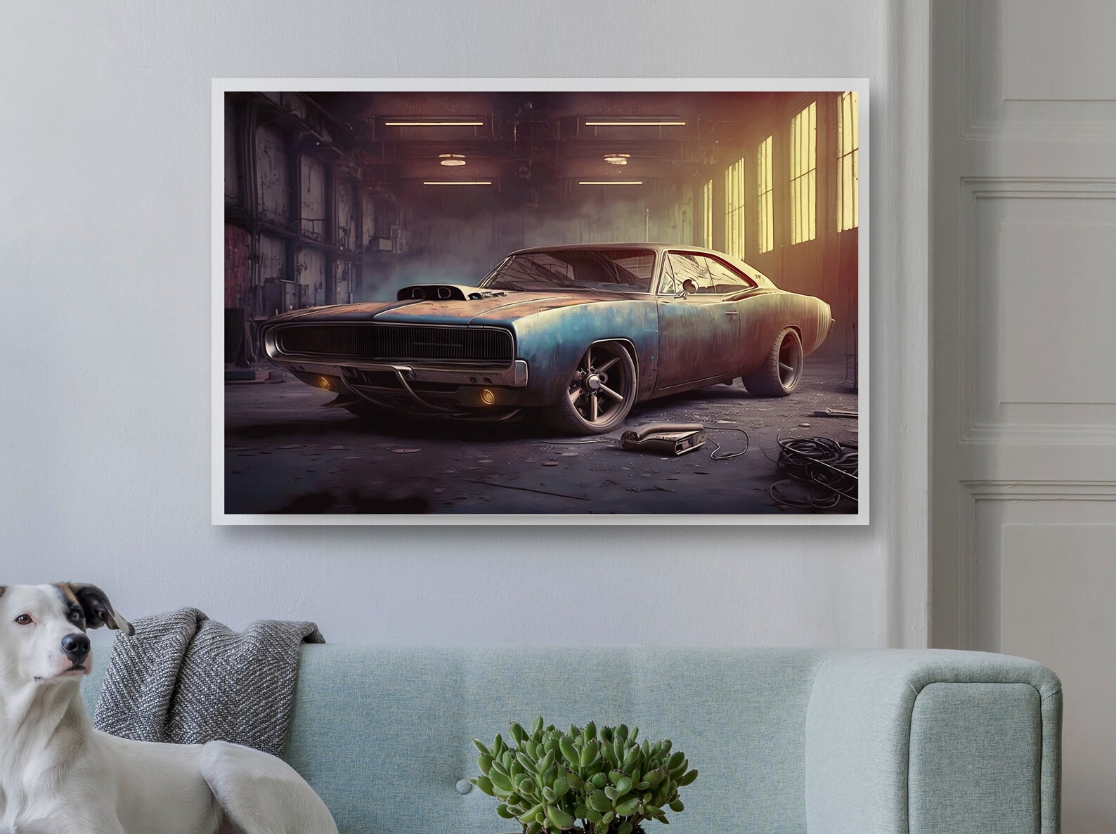 Charger 24x36 Wall Art XL American Muscle Car Classics Poster - Etsy