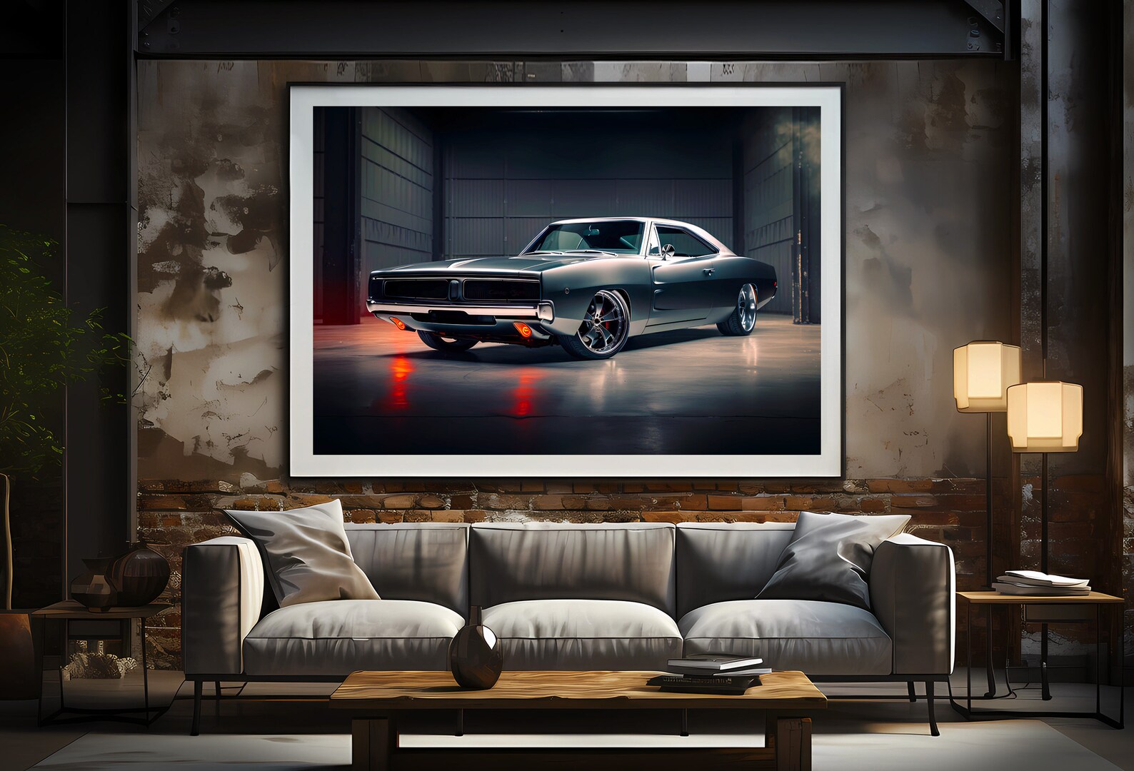 Charger Wall Art Poster Charger Poster Muscle Car Automotive - Etsy
