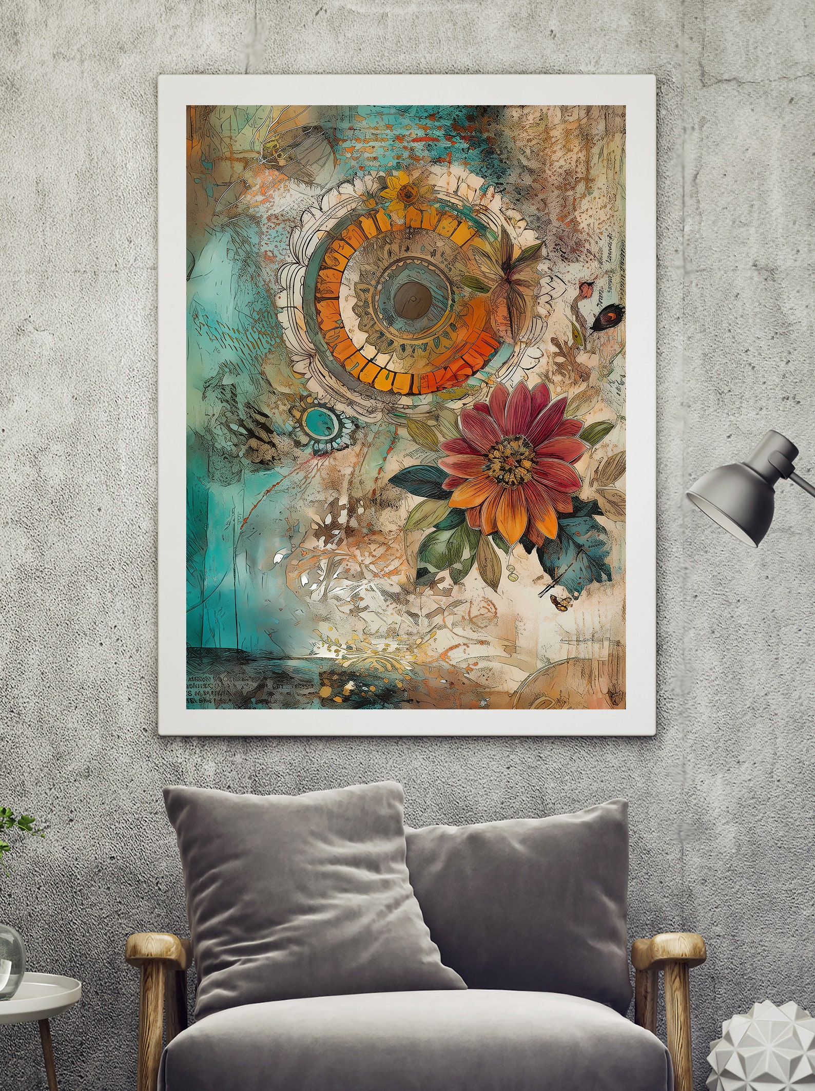 Enchanting Boho Wall Art Bohemian Wall Art Poster Home Improvement - Etsy