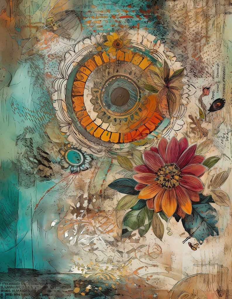 Enchanting Boho Wall Art Bohemian Wall Art Poster Home Improvement - Etsy