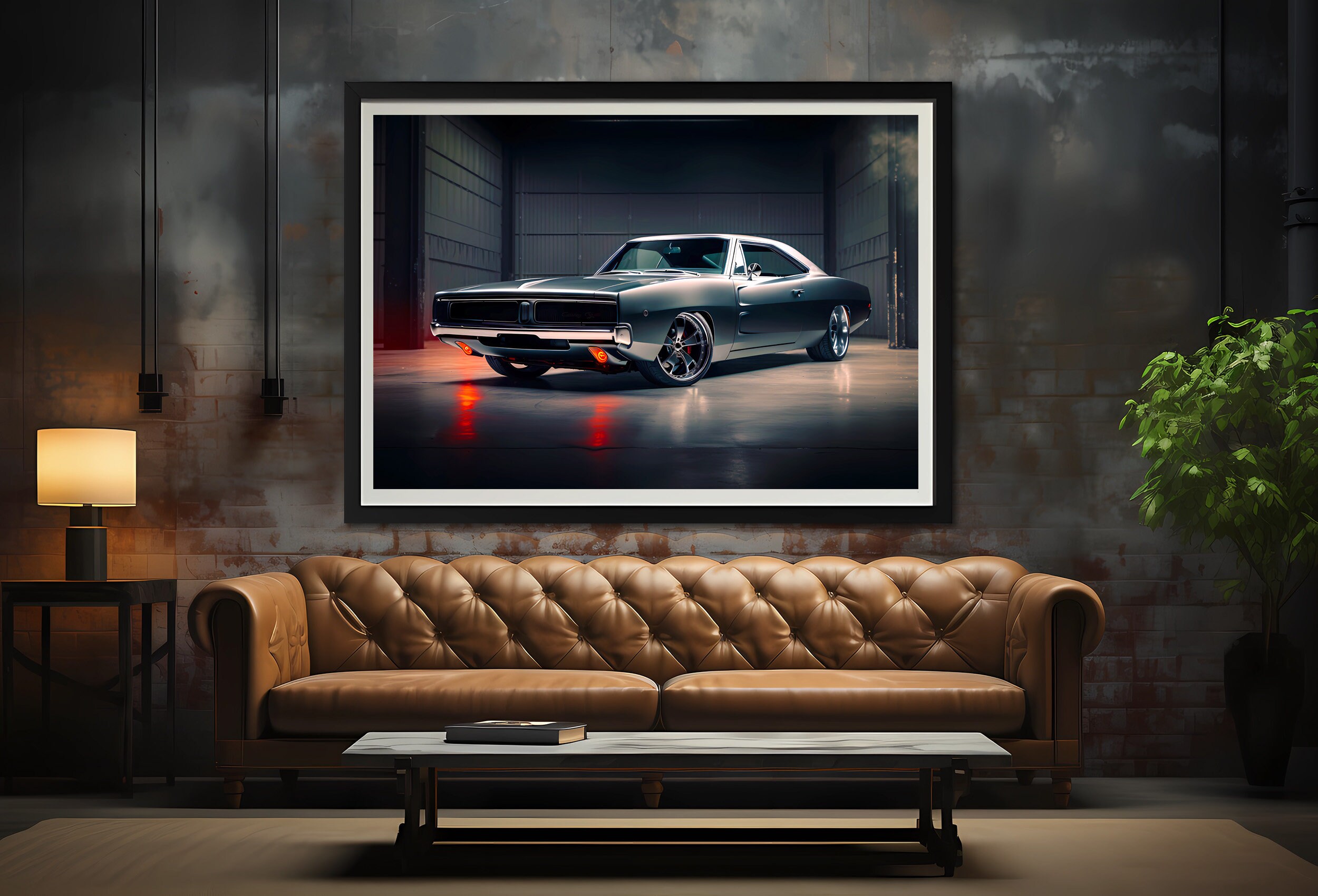 Charger Wall Art Poster Charger Poster Muscle Car Automotive - Etsy