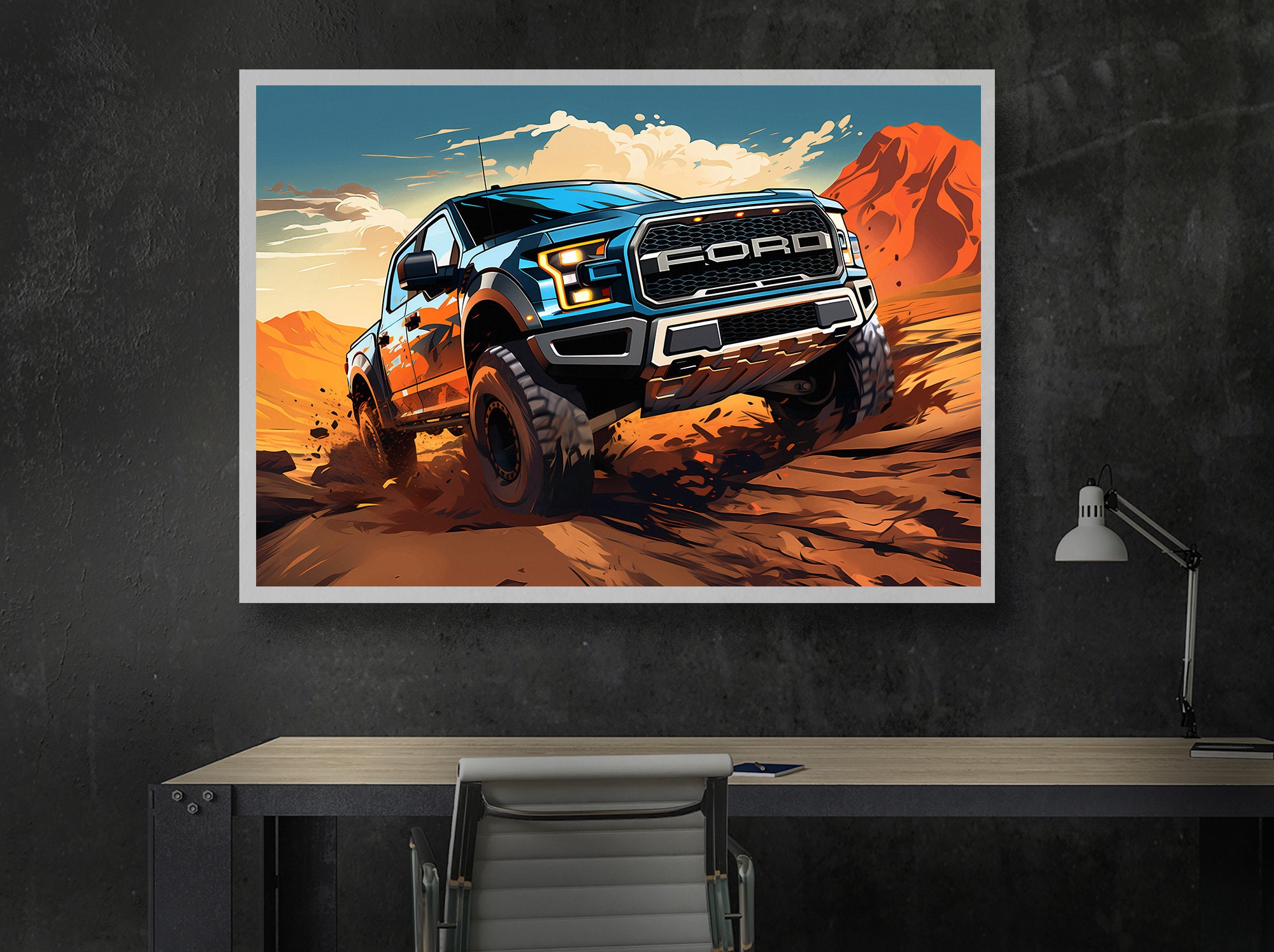 FORD F-150 Raptor Truck Wall Art Poster, Home Improvement, Wall Art ...