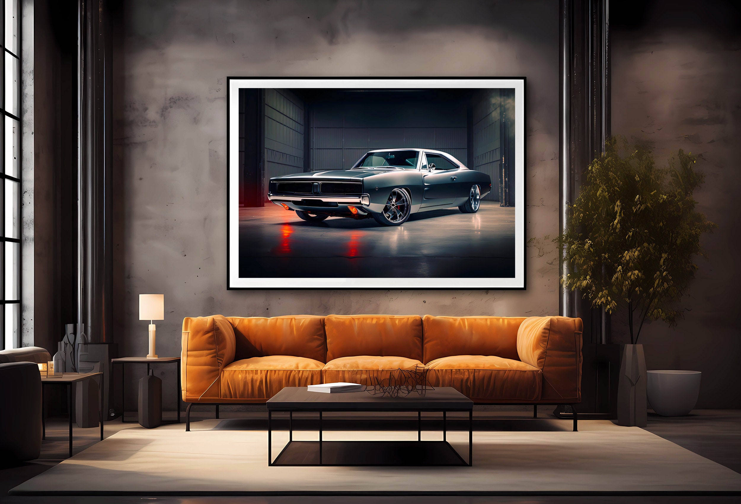 Charger Wall Art Poster Charger Poster Muscle Car Automotive - Etsy