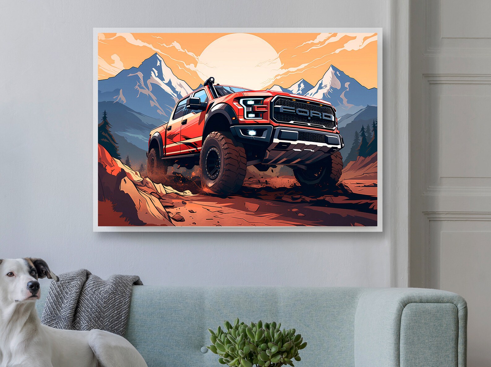 FORD F-150 Raptor Truck Wall Art Poster, Home Improvement, Wall Art ...