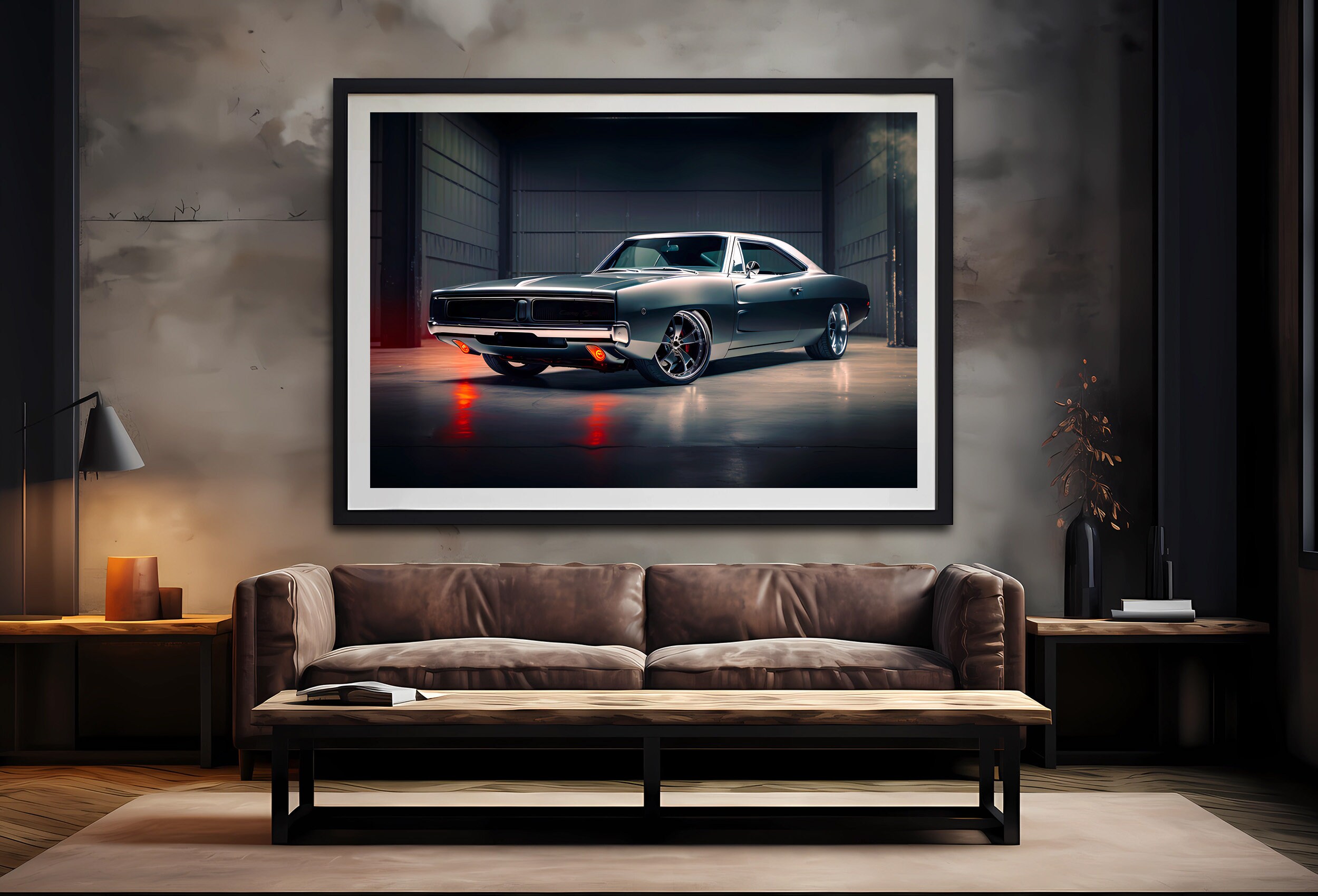 Charger Wall Art Poster Charger Poster Muscle Car Automotive - Etsy