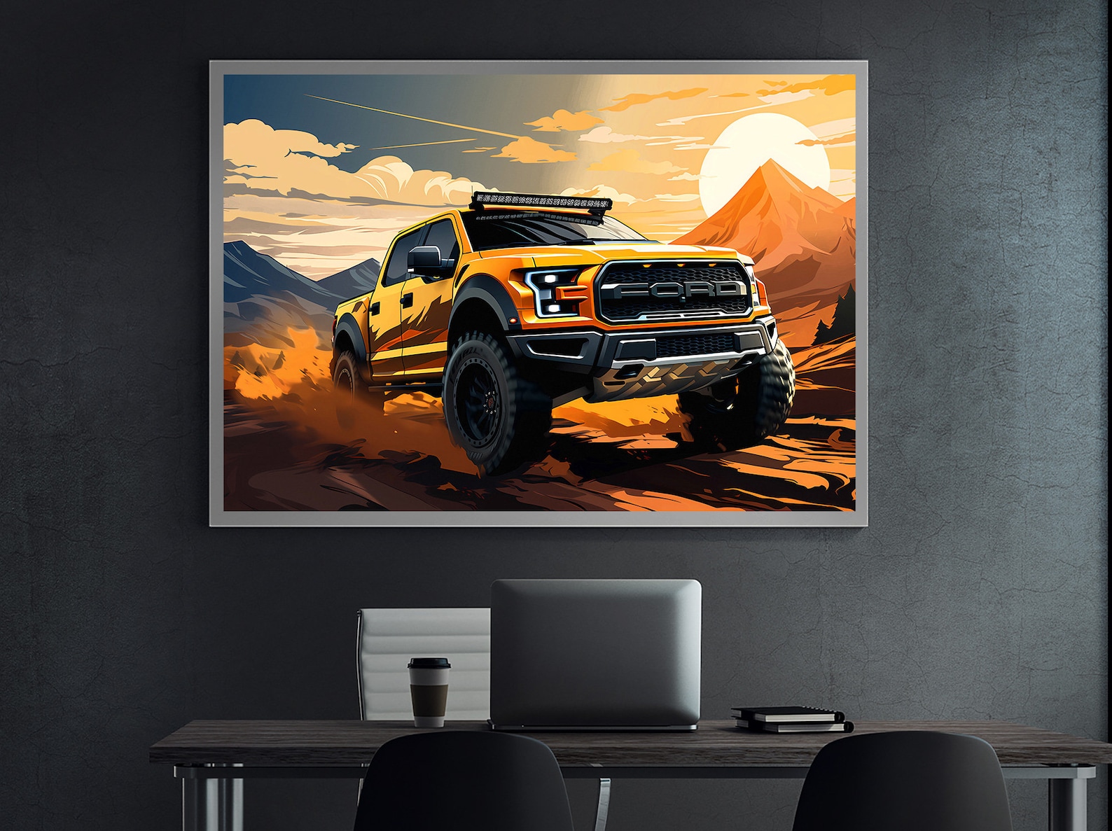 FORD F-150 Raptor Truck Wall Art Poster, Home Improvement, Wall Art ...