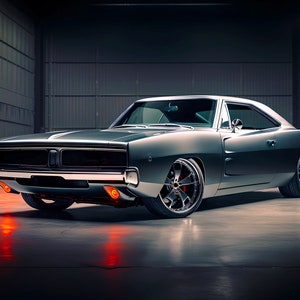 Charger Wall Art Poster Charger Poster Muscle Car Automotive - Etsy