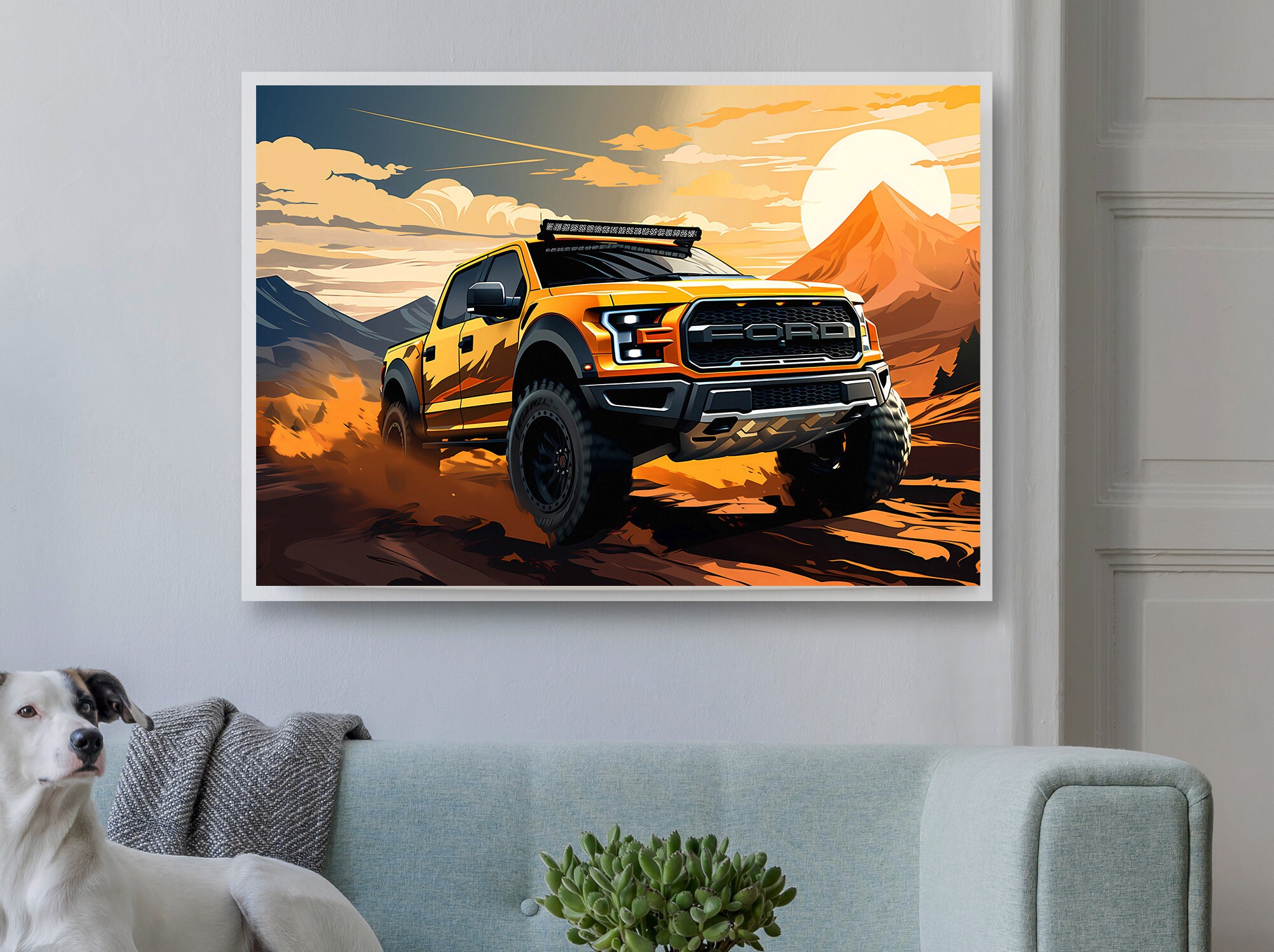 FORD F-150 Raptor Truck Wall Art Poster, Home Improvement, Wall Art ...