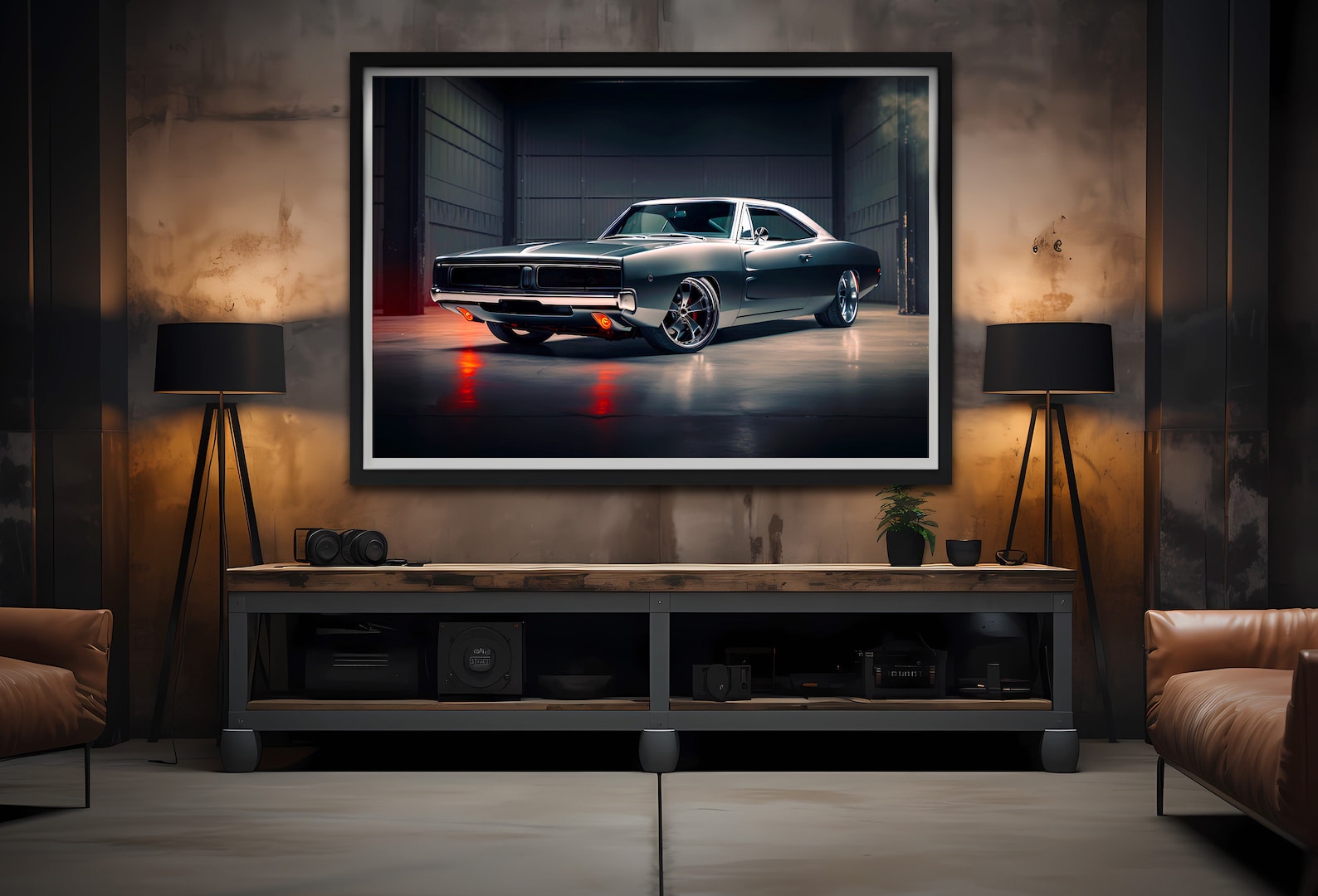 Charger Wall Art Poster Charger Poster Muscle Car Automotive - Etsy