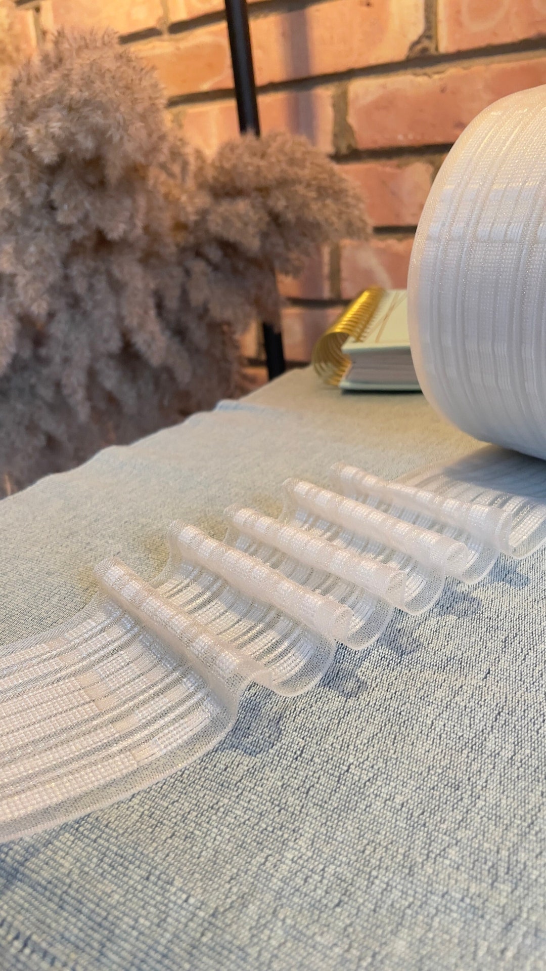 Curtain Tape Transparent Plain Plucked Pleated Shirring Ribbon - Shade ...