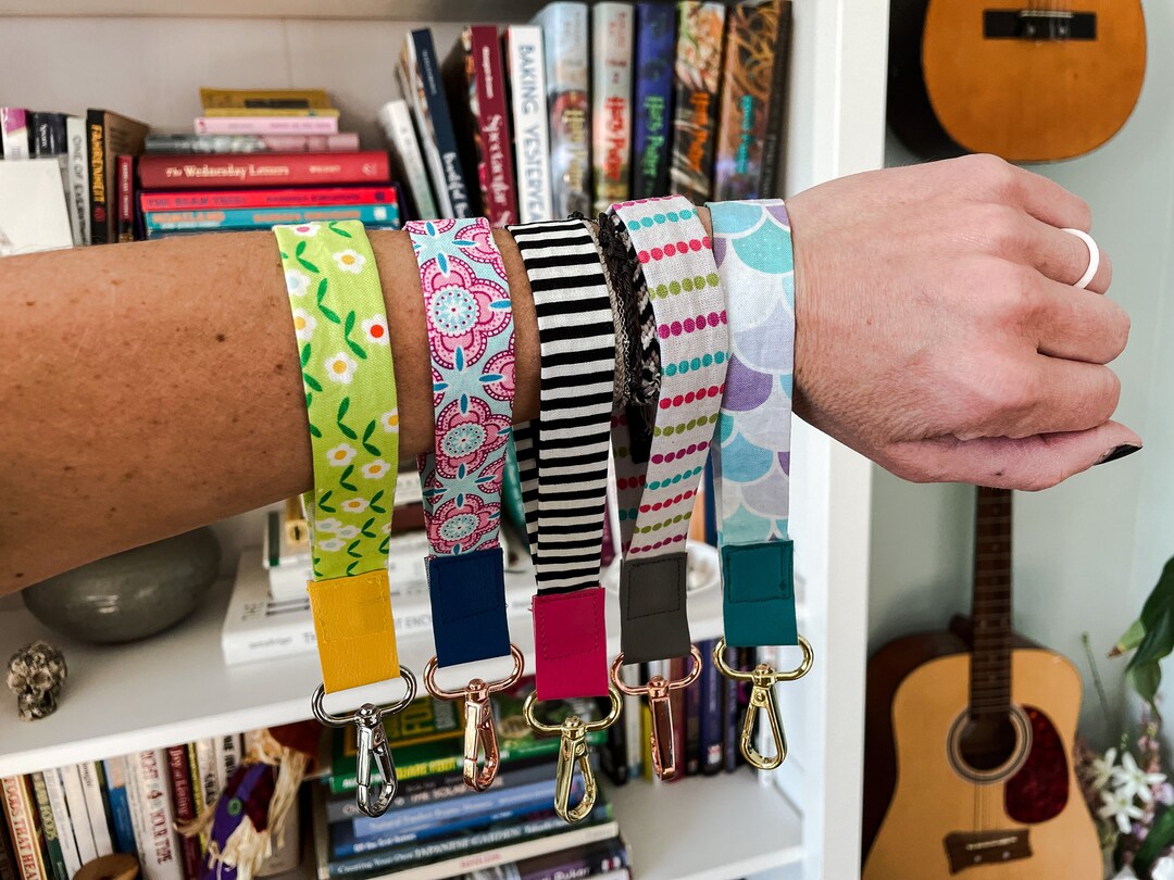 Fabric Wrist Lanyard | Cute Keychain Key Fob, Gifts for Her - Etsy