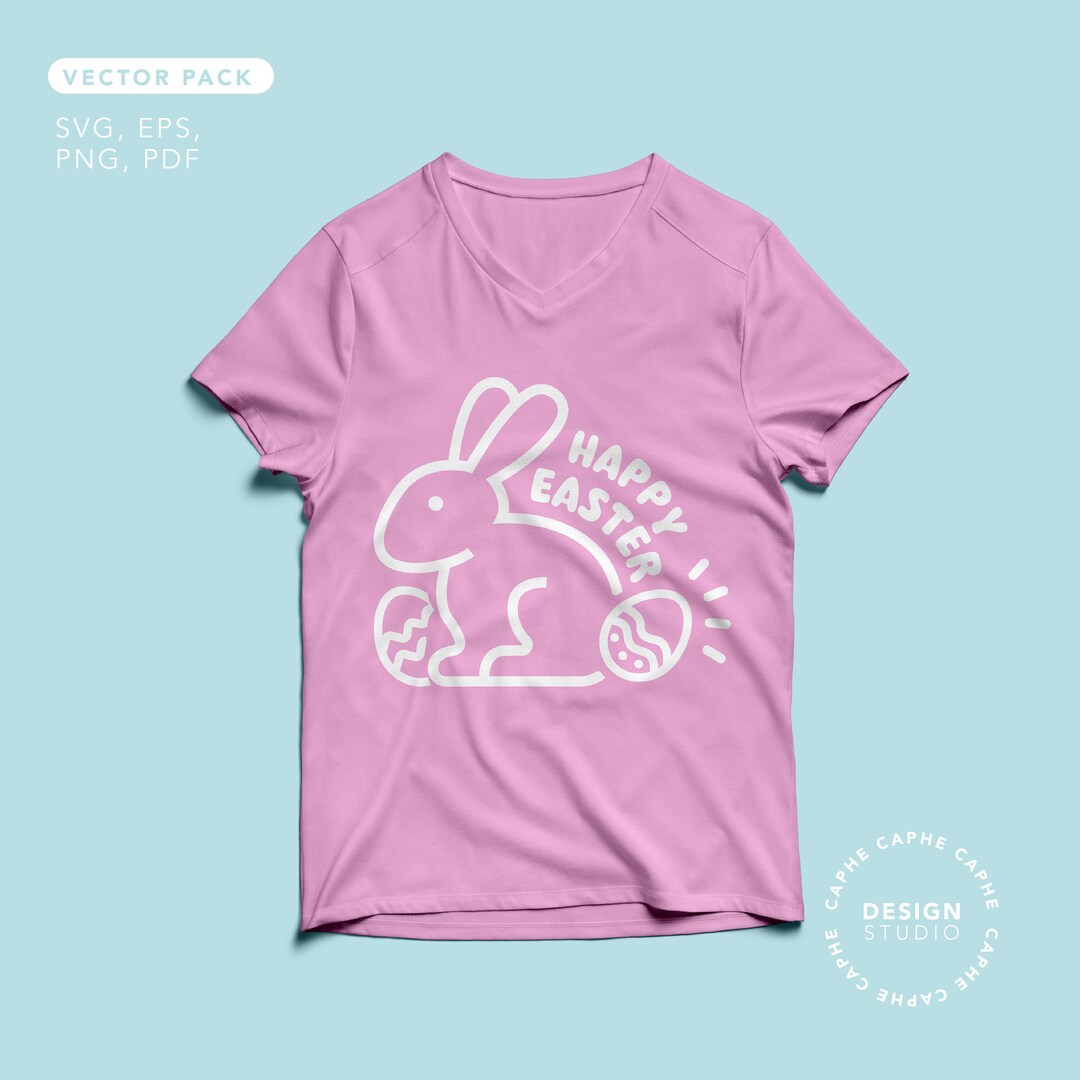 Happy Easter SVG File, Instant Digital Download, Svg, Png, Pdf, and Eps ...