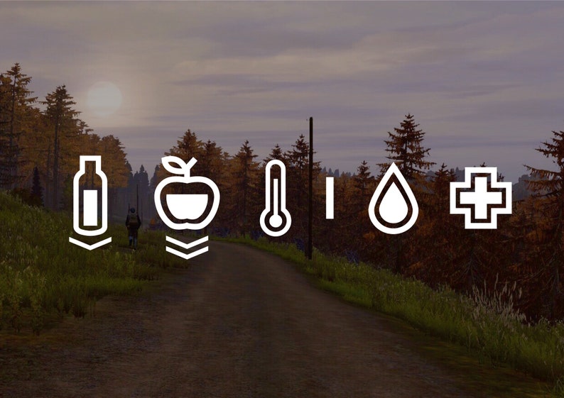Dayz HUD Stats Digital Vector File - Etsy