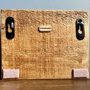 Handcrafted Reclaimed Wood Key Holder Rustic Cottage Wall Art Sage ...