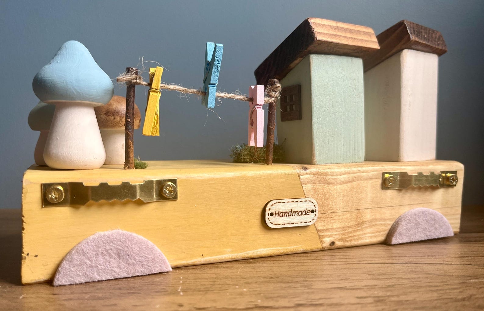 Rustic Key Holder Handmade Functional Art Unique Wall Décor ...