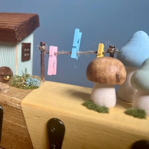 Rustic Key Holder | Handmade Functional Art | Unique Wall Décor ...