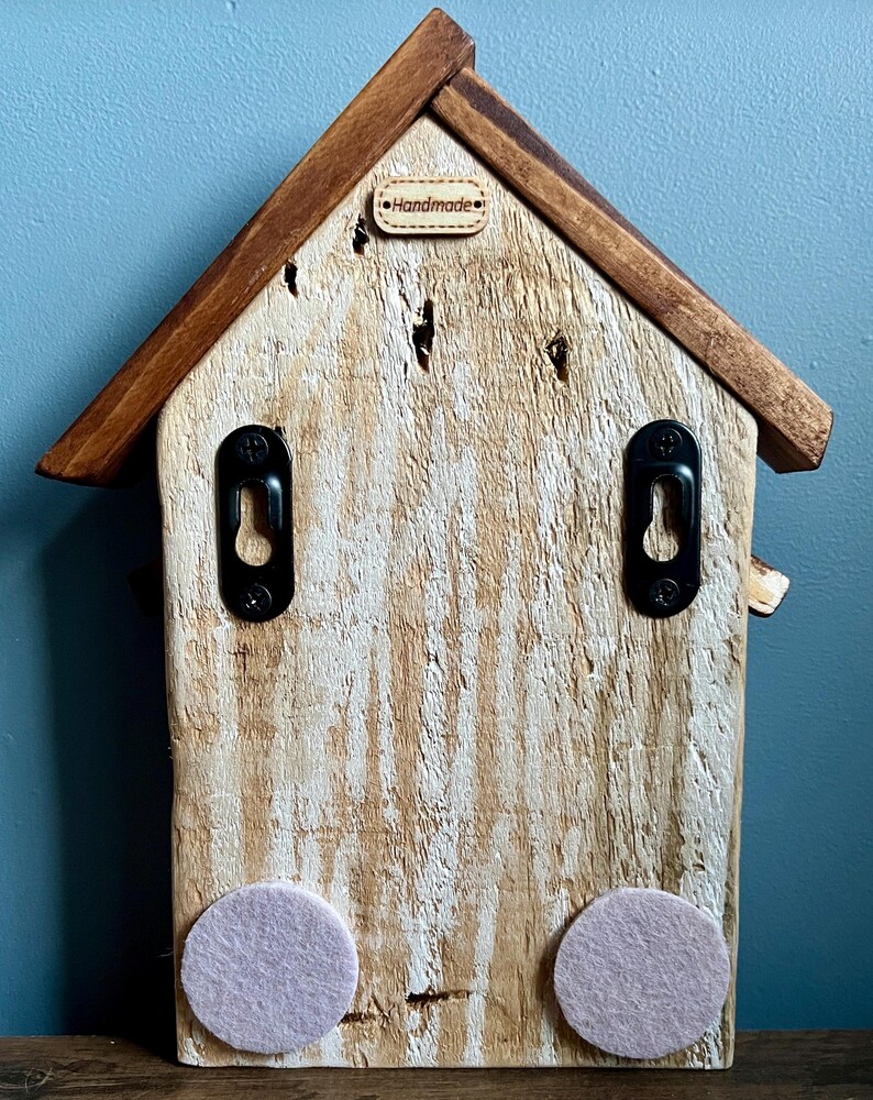 Wooden House Key Holder, Novelty Key Rack, Hallway Hooks, Entryway ...