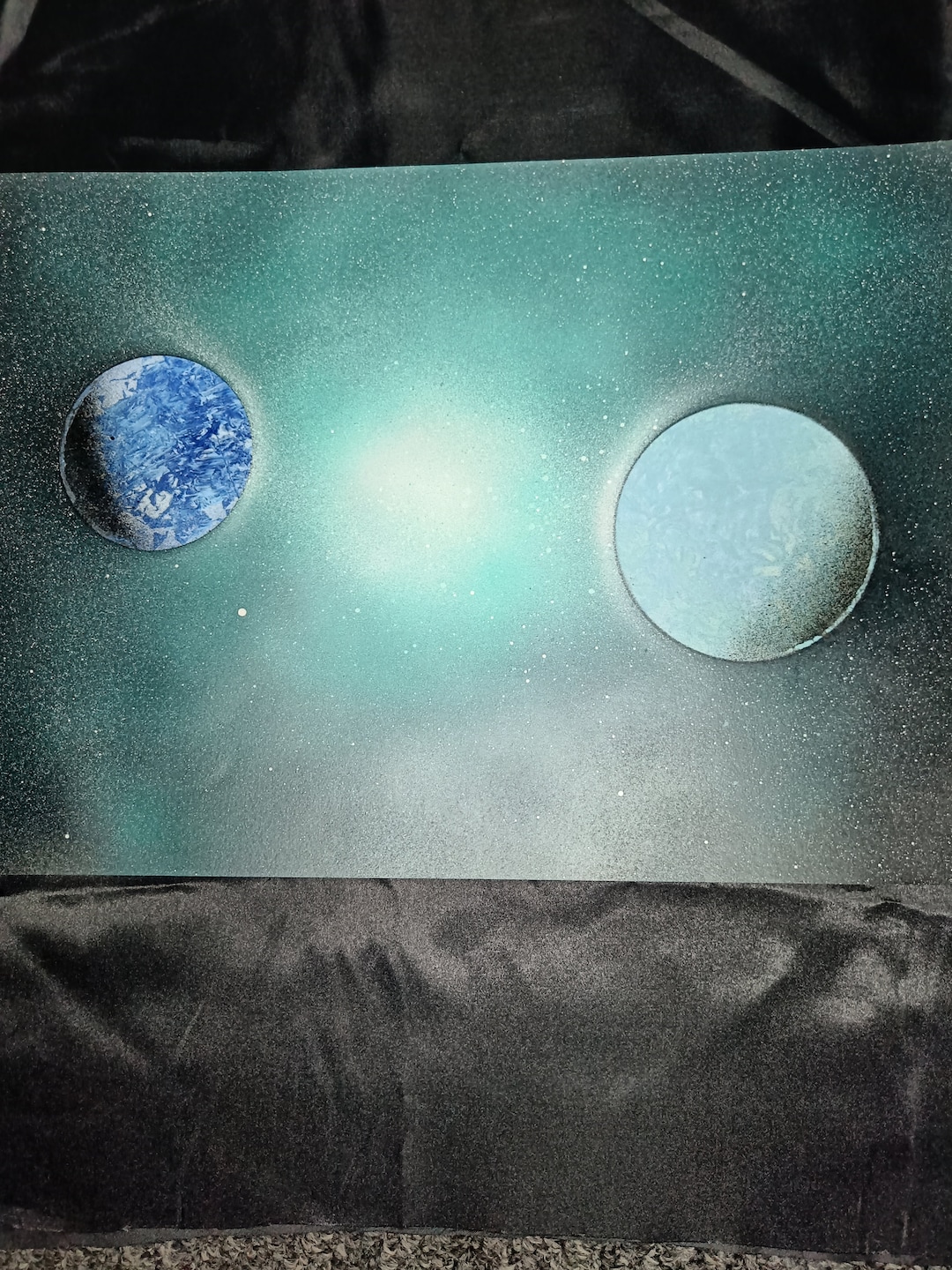 Spray Paint Planets - Etsy