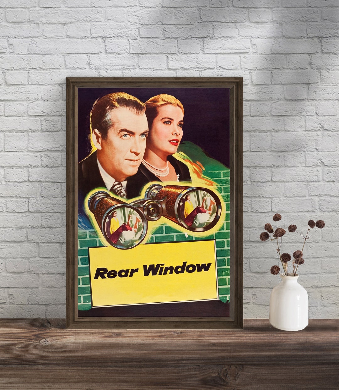 Rear Window Movie Poster Movie Home Decor Room Decor Wall - Etsy