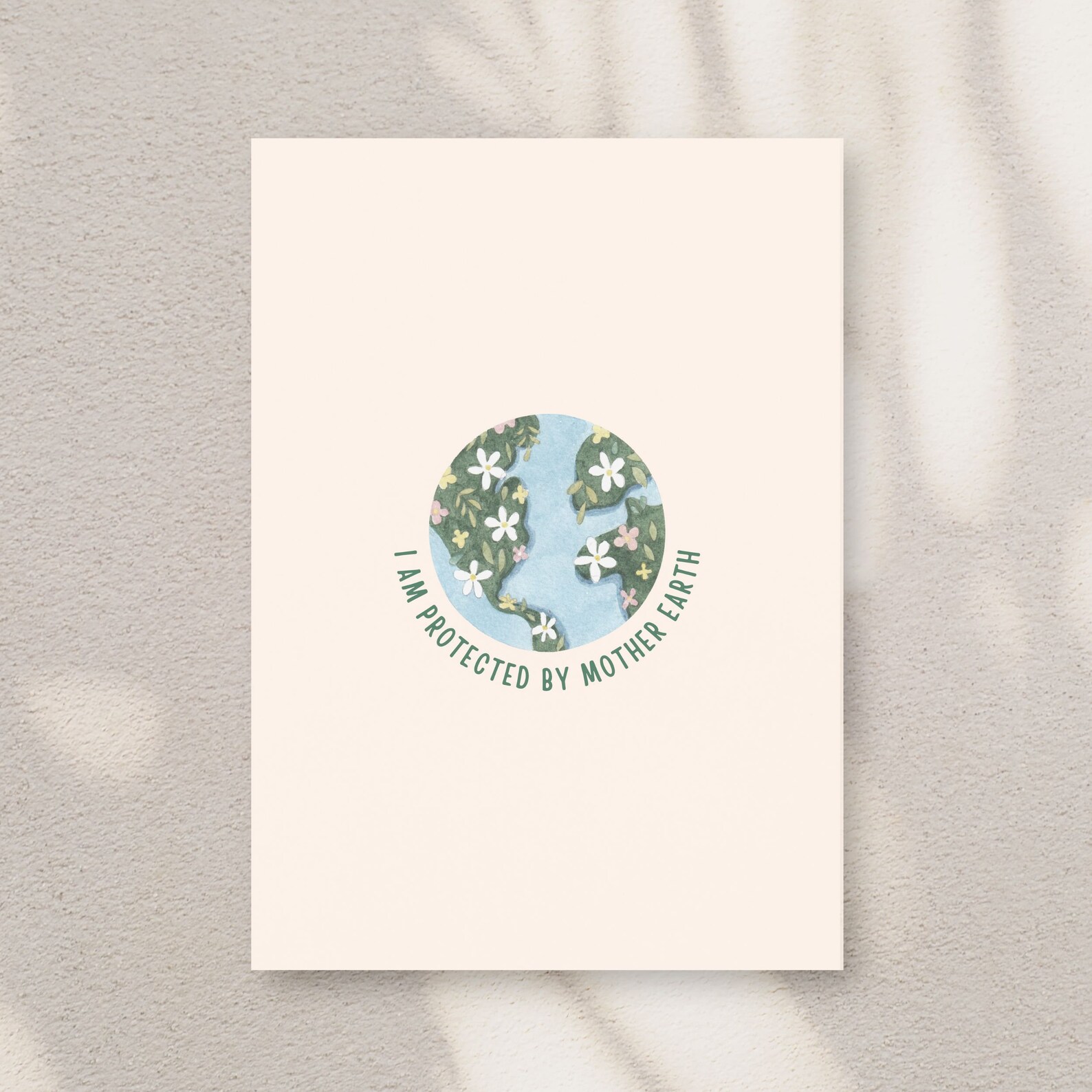 Protected by Mother Earth Neutral Wall Art Minimalistic Room - Etsy
