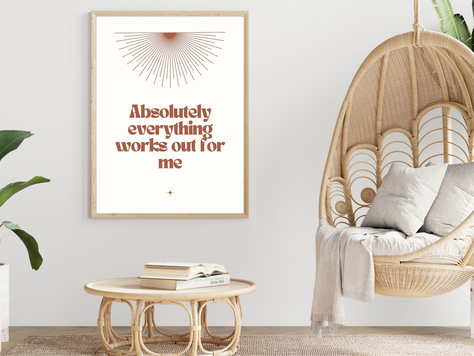 Affirmation Poster, Cute Positive Messages Wall Art, Aesthetic Room ...