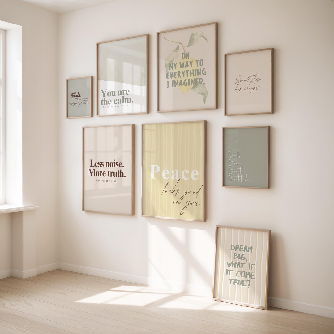 Mindful Affirmation Prints: Minimalist Home Decor (digital Download) - Etsy