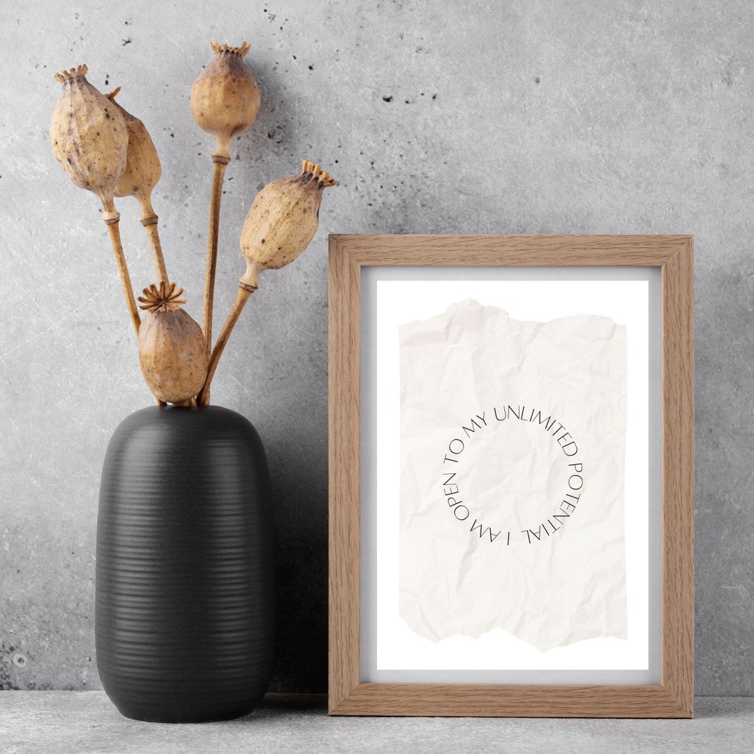 Spiritual Wall Art Affirmation Poster Affirm Print - Etsy