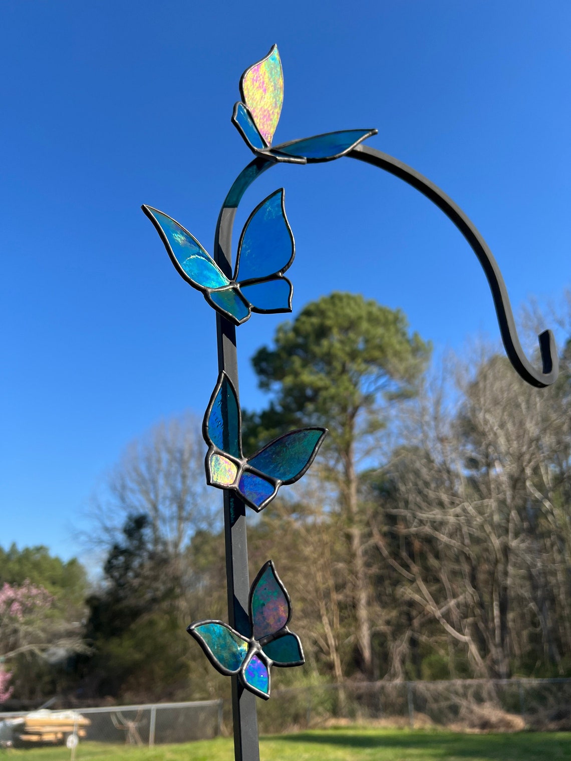 Stained Glass Butterfly Magnet - Etsy
