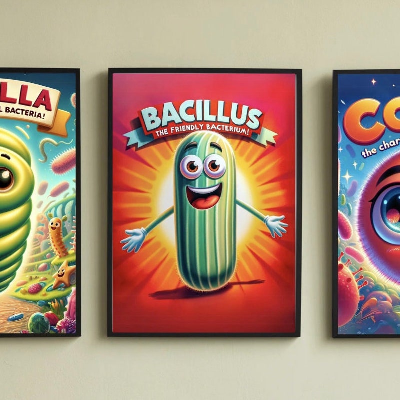 Microbiology Poster - Etsy