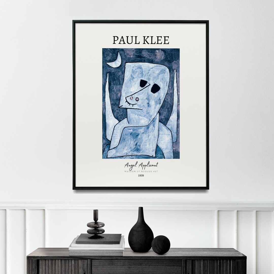 Paul Klee Angel Applicant 1939 Museum Exhibition Wall Art - Etsy