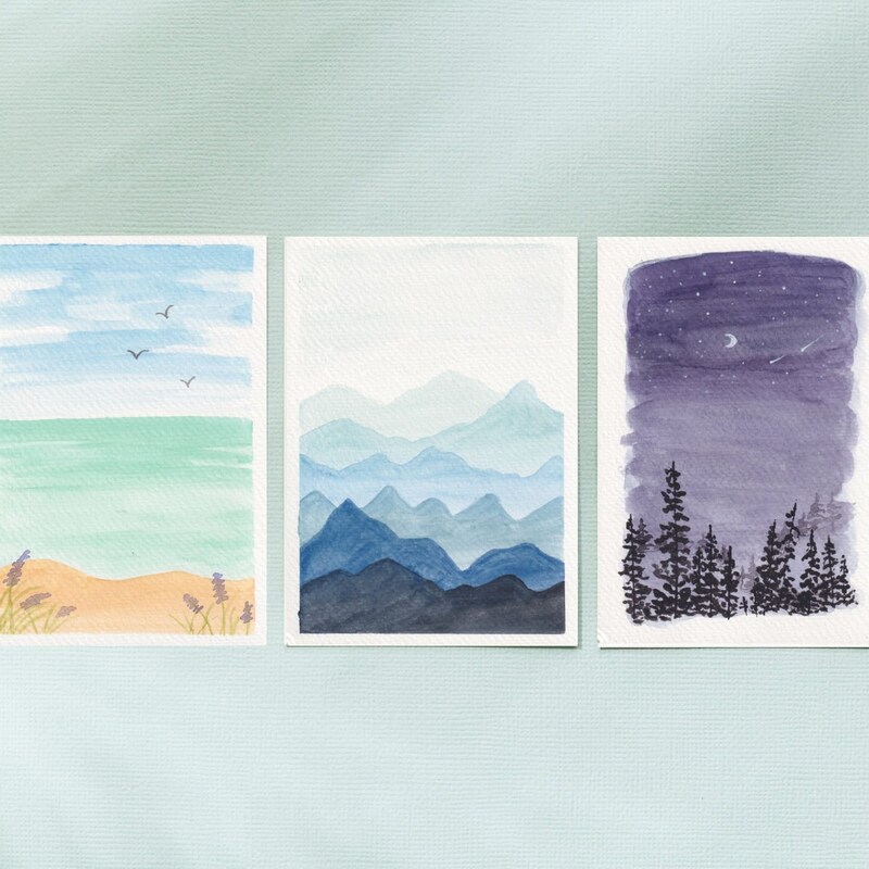 Landscape Postcard - Etsy