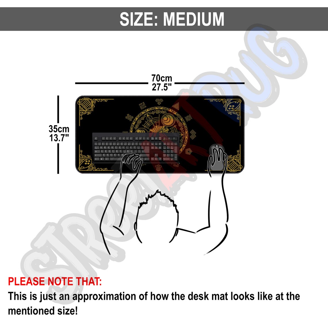 The Legend of Zelda Desk Mat Popular Video Game Mouse Mat - Etsy