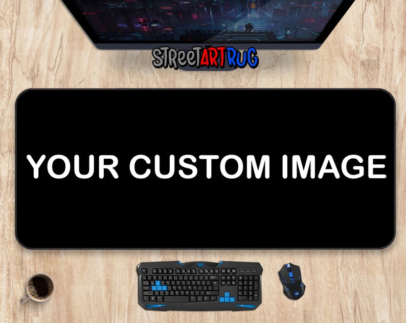 Custom Large Desk Mat Personalized Mouse Pad Custom Mouse - Etsy