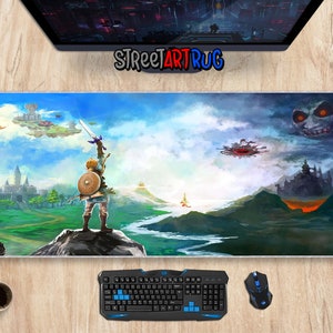 Zelda Majora’s Mask Moon Desk Mat, Gaming Mousepad, the Legend of Zelda ...