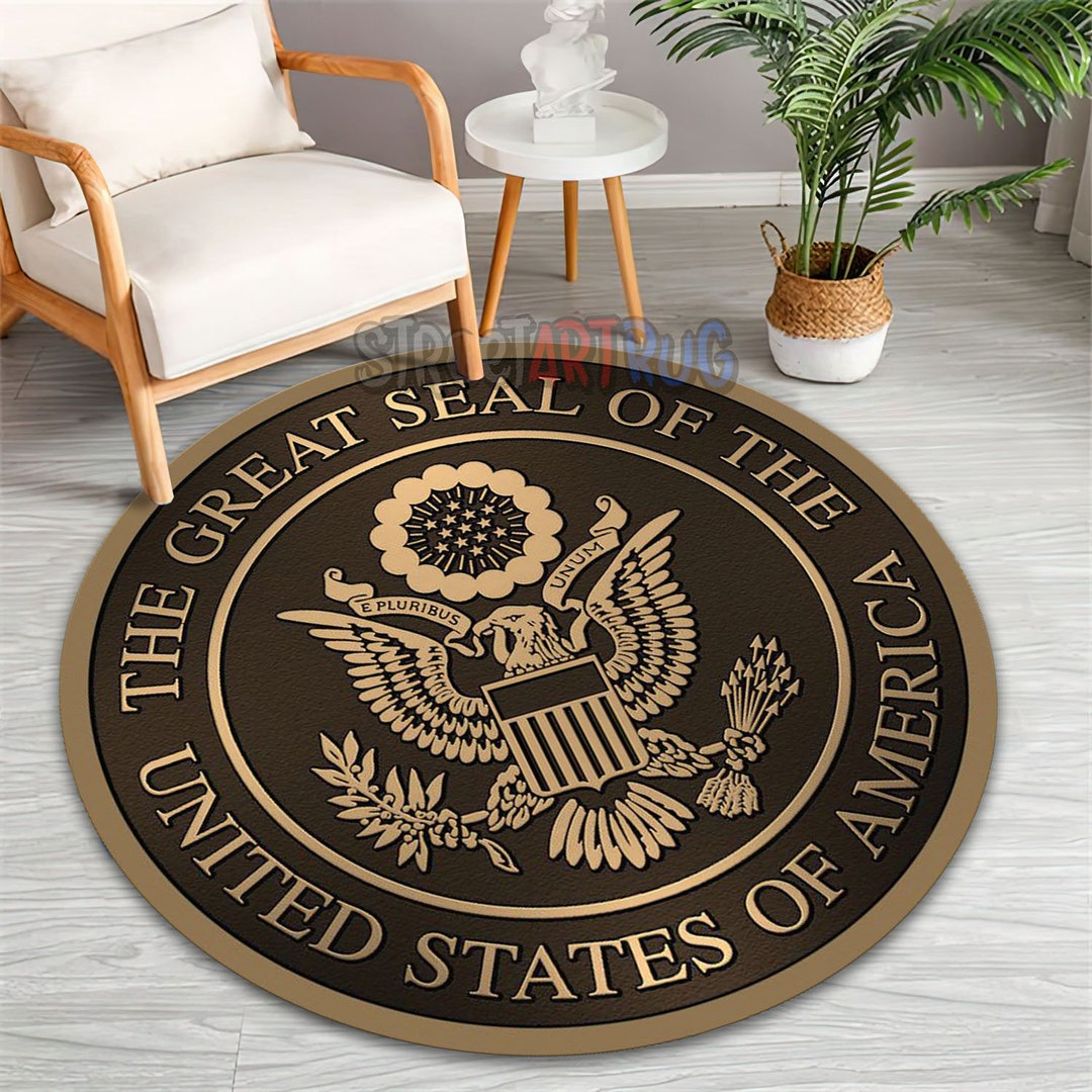 The Great Seal of the United States of America Symbol Rug, Great Seal ...