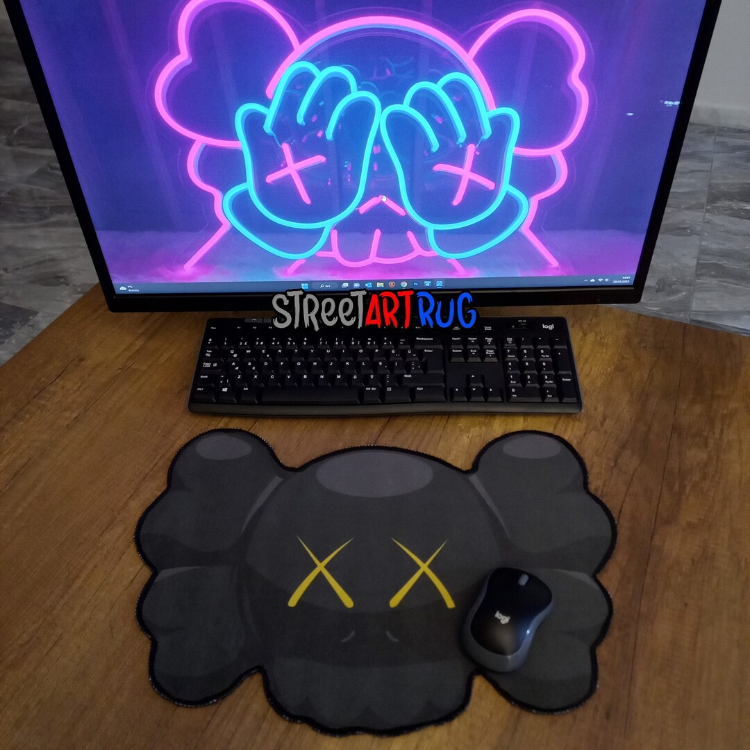 Unique Design Hypebeast Black Desk Mat, Sneakerhead Mouse Mat, Hype Art ...
