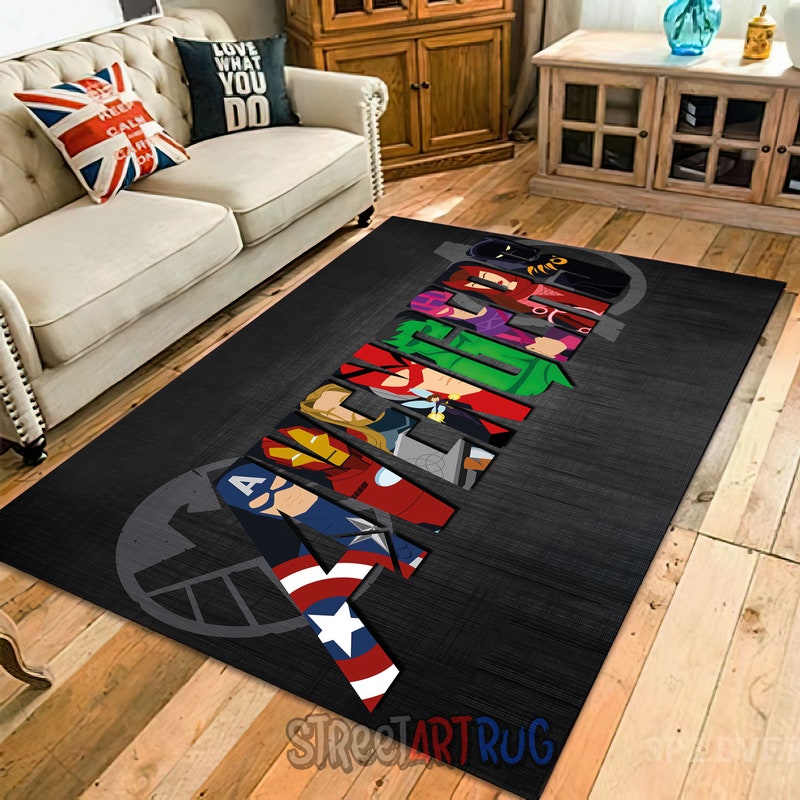 Avengers Rug - Etsy