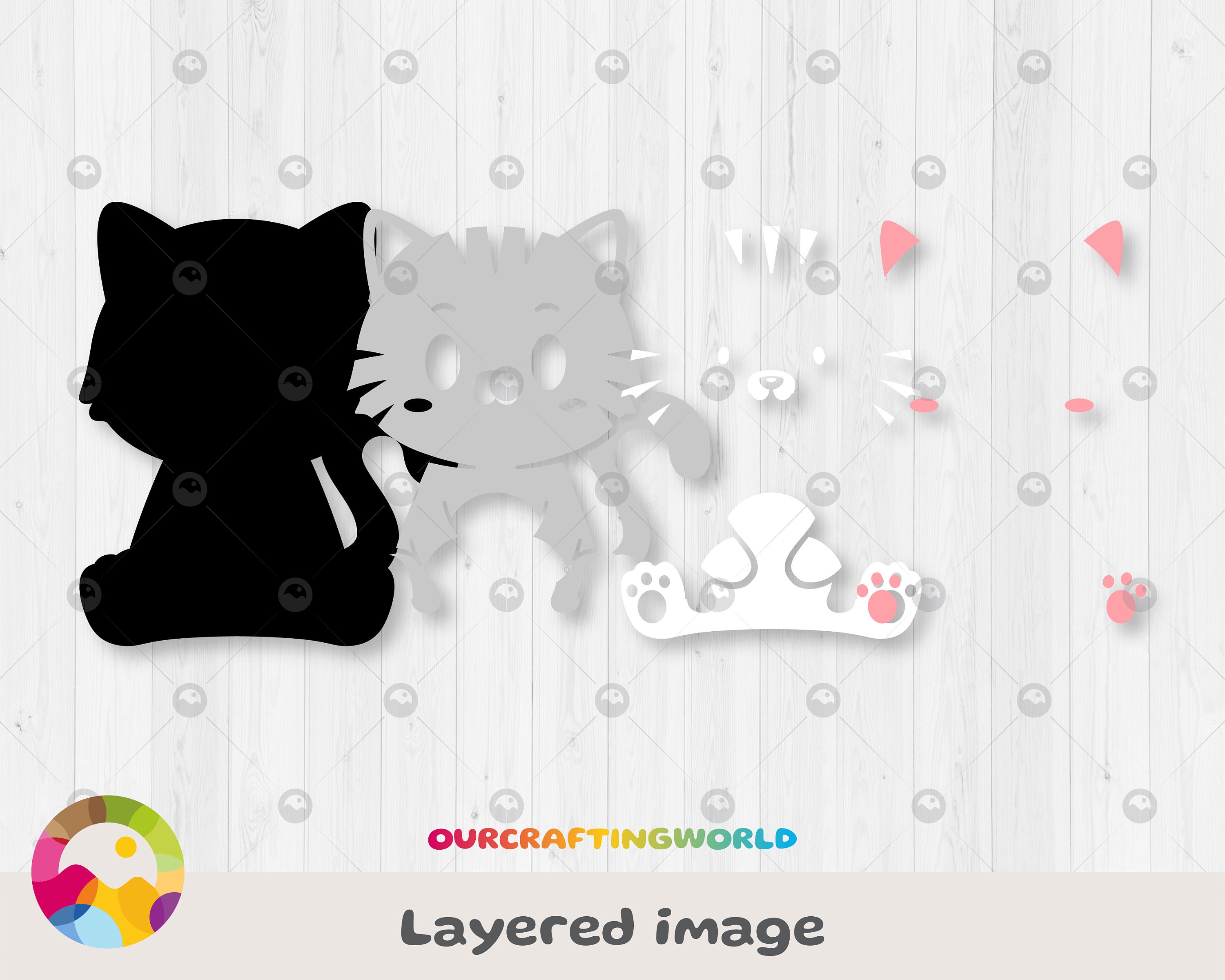 Cat SVG, Cute Cat SVG, Cartoon Cat SVG, Cartoon Cat Clip Art, Cat ...