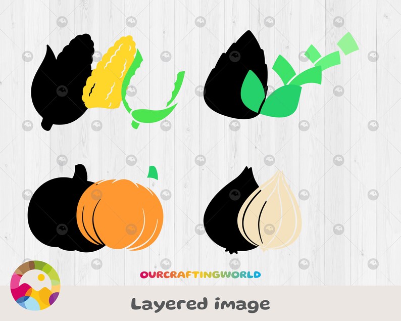 Vegetable SVG, Vegetable Clip Art, Vegetable Cricut, Vegetable Cut ...