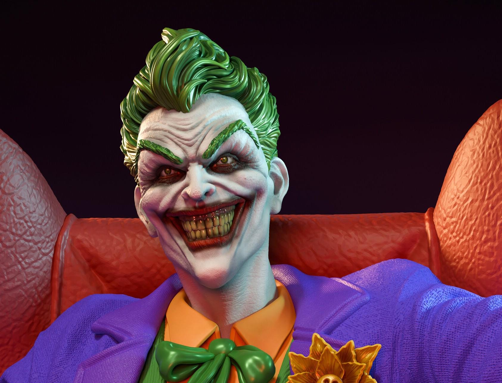 Joker 3D Figure High Quality Stl File - STL Model for Resin Printer ...