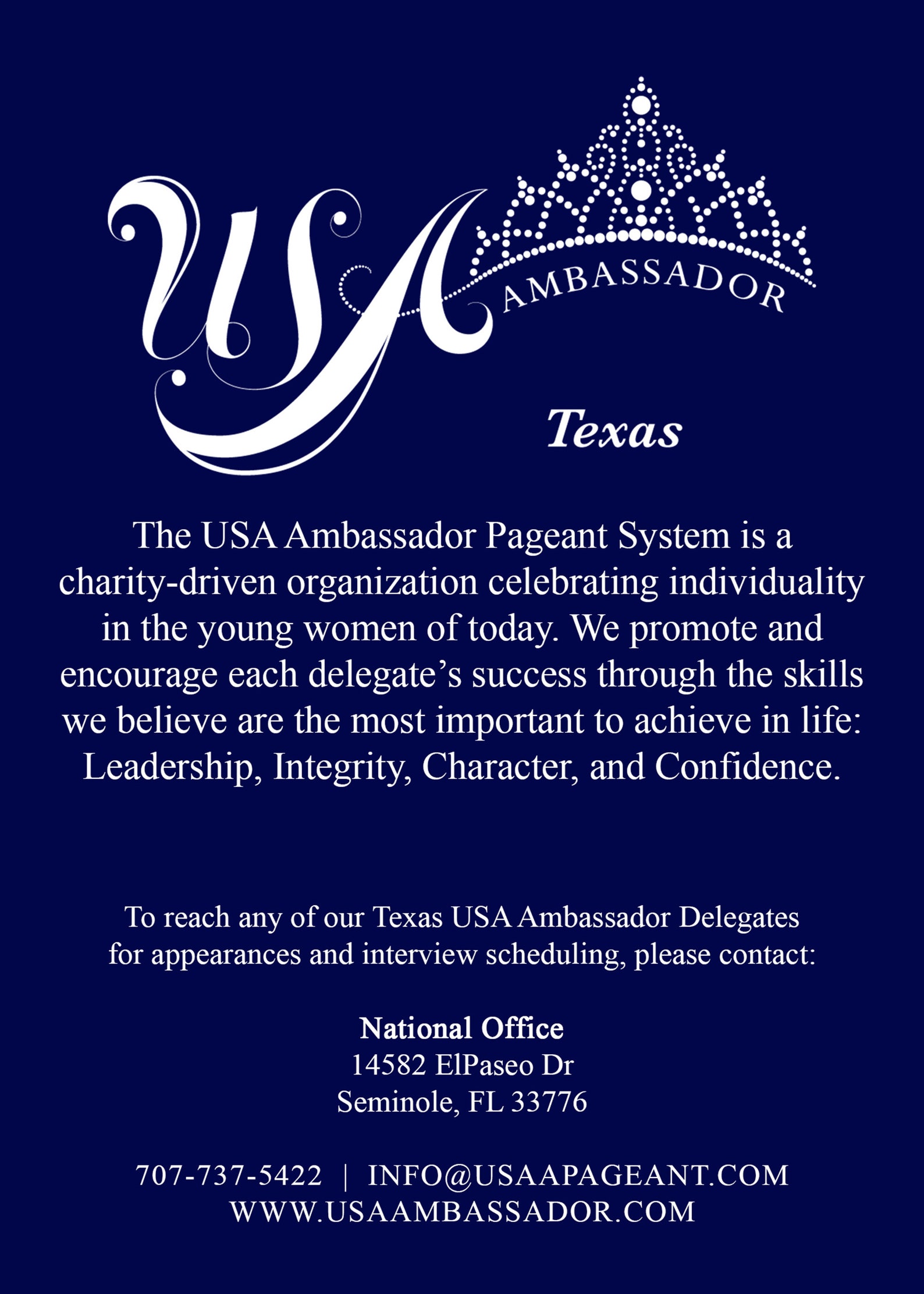 Pageant and Model Comp or Signature Card Design - Etsy