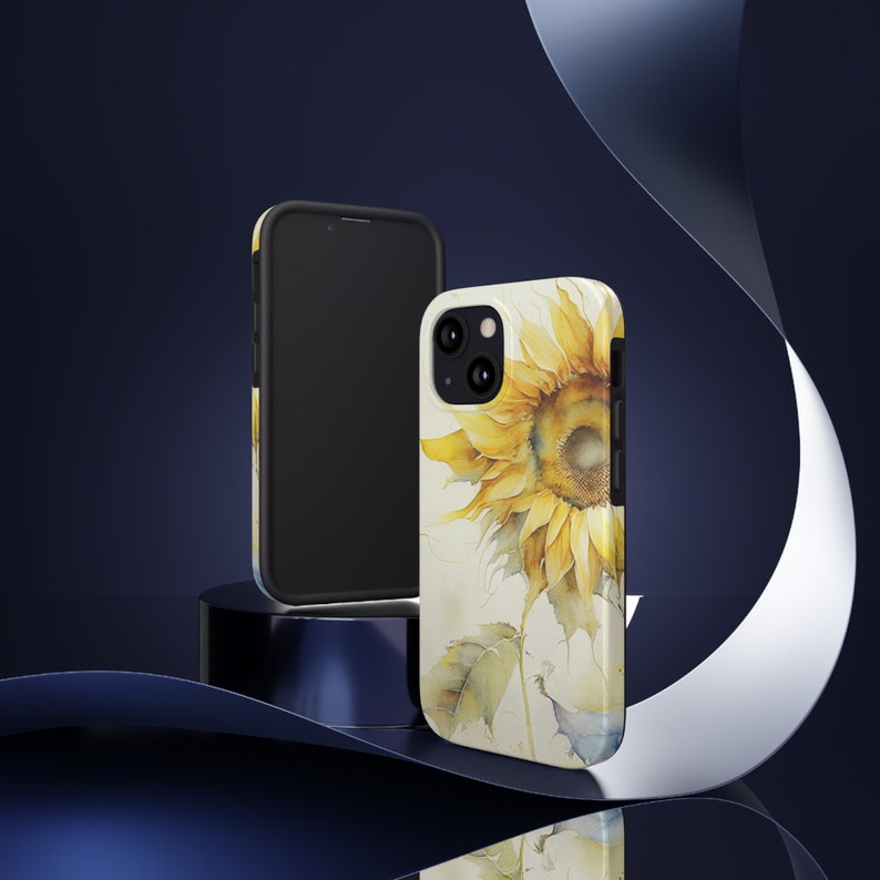 Watercolor Sunflower iPhone Case - Etsy