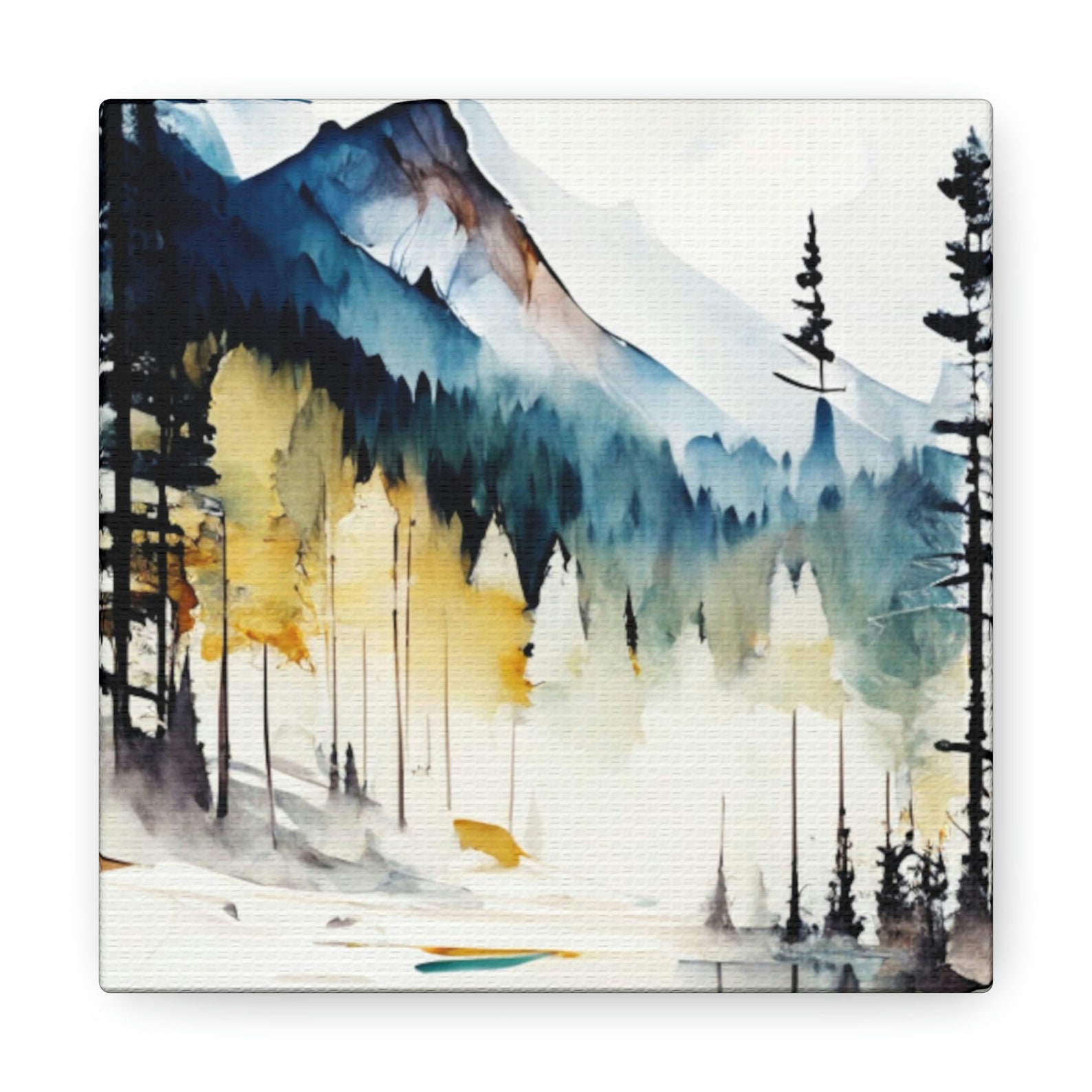 Banff National Park Watercolor Print | Art Illustration | Poster Print ...