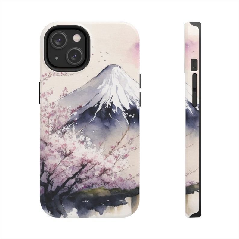 Mount Fuji Cherry Blossom iPhone Case - Etsy