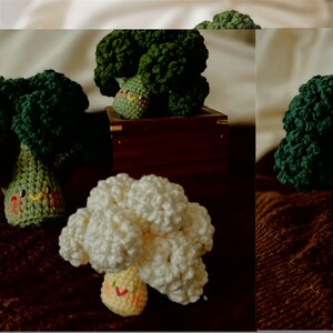 Broccoli Crochet Pattern, Cauliflower Crochet Pattern, Instant Digital ...