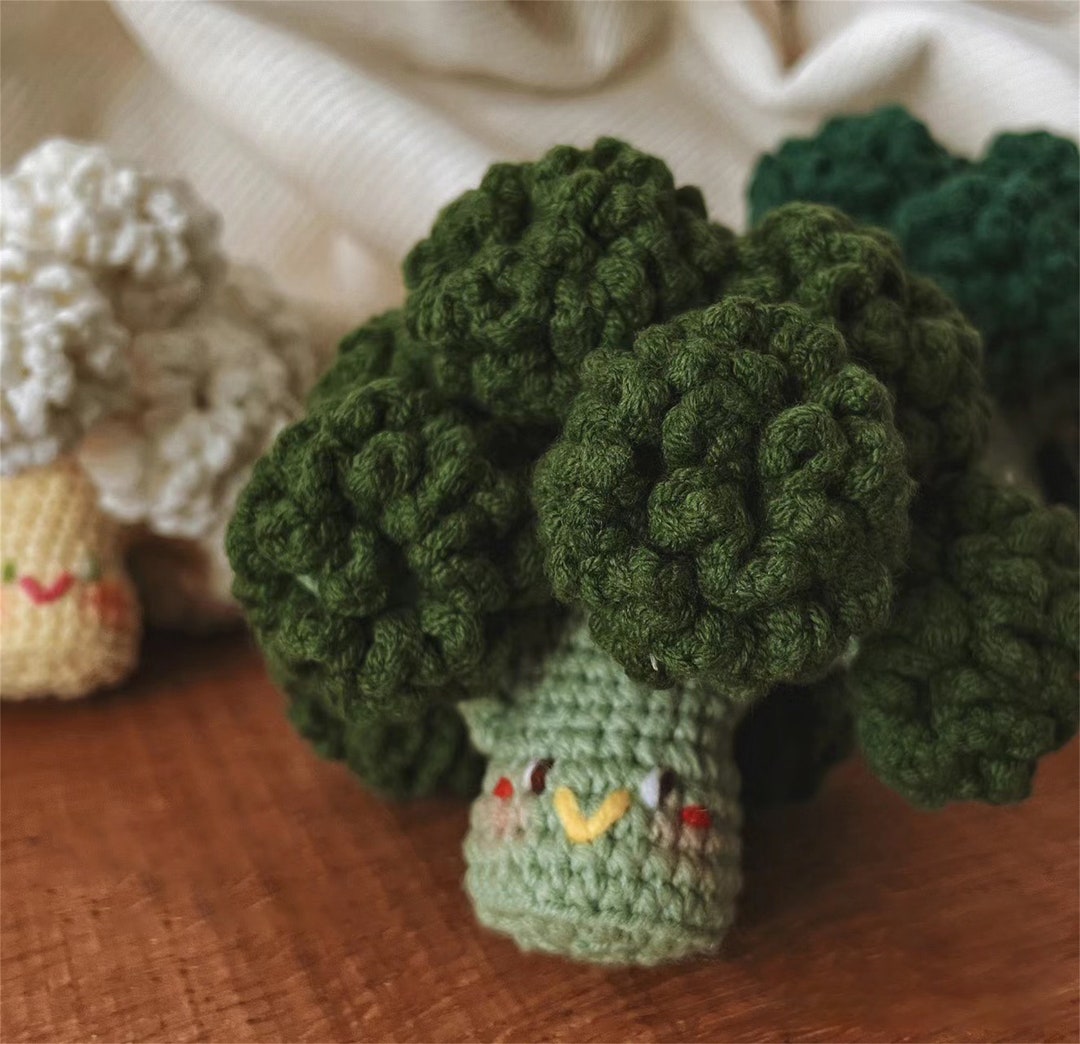Broccoli Crochet Pattern, Cauliflower Crochet Pattern, Instant Digital ...